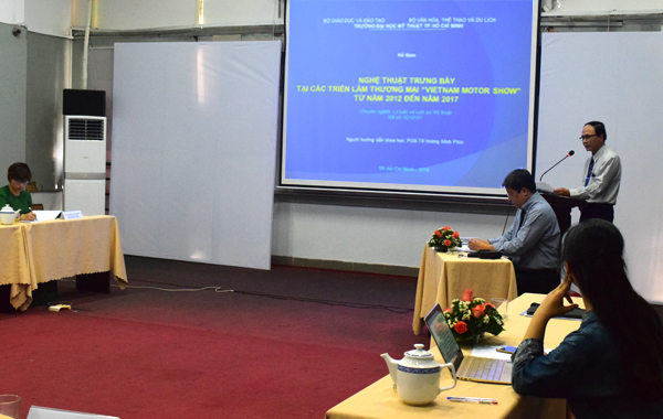 Lễ bảo vệ luận án tiến sĩ cấp Trường của NCS. Hồ Nam : Trường Đại Học Mỹ Thuật TP.HCM